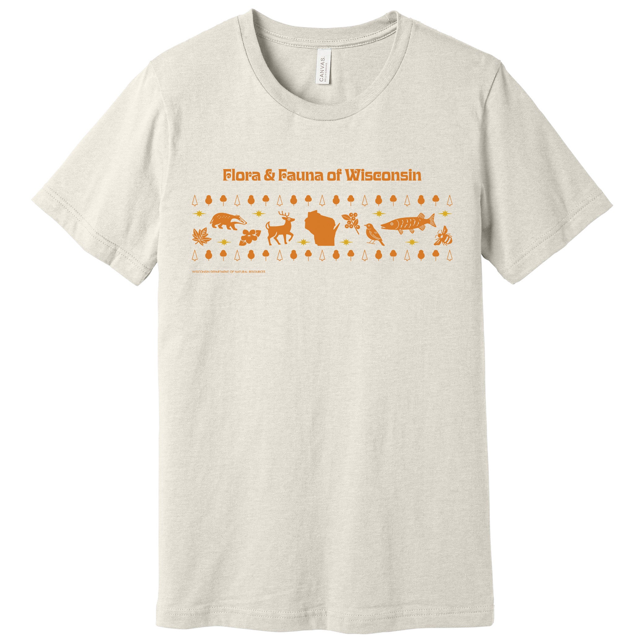 Flora & Fauna of Wisconsin Adult Tee – Wisconsin DNR